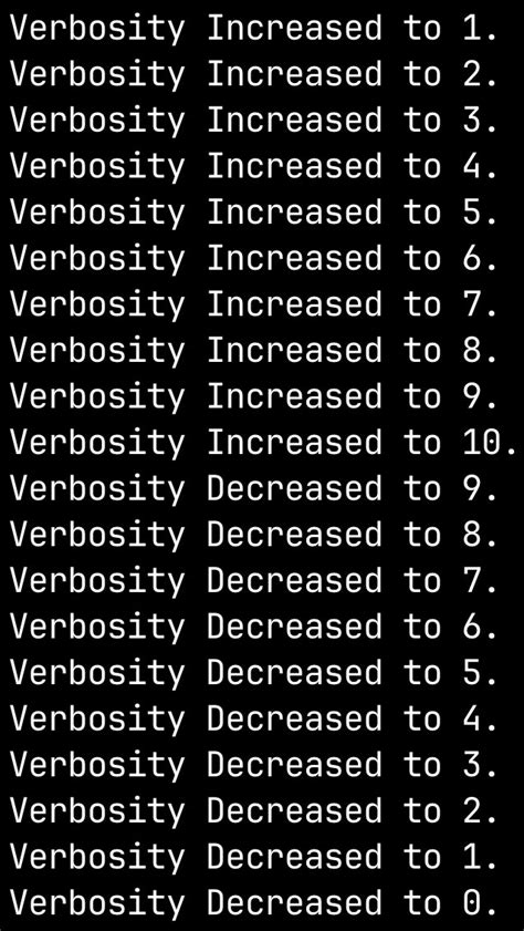 Securebytes® Solutions Ltd On Linkedin Did You Know You Can Increase And Decrease Verbosity