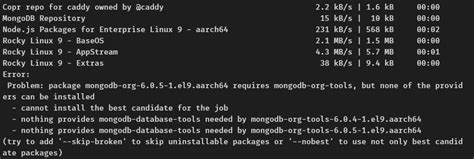 installing mongodb on rocky linux 9 aarch64 installation and upgrades mongodb developer