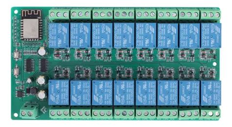 Módulo De Relé Esp8266 Wifi De 16 Canales Esp 12f Developmen Cuotas