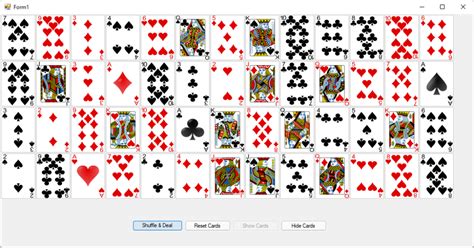 How To Shuffle A Deck Of Cards In C Dealing A Deck Of Cards