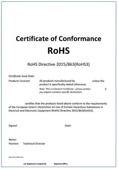 REACH Vs RoHS Compliance Which Should You Need