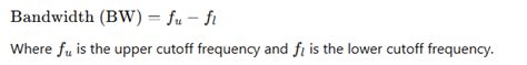 Bandwidth And Frequency Response Calculator Online Calculators Free Calculator Tools