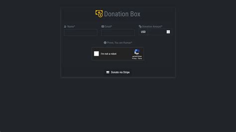Donato Stripe Donation Php Script By Moneymaker Codester