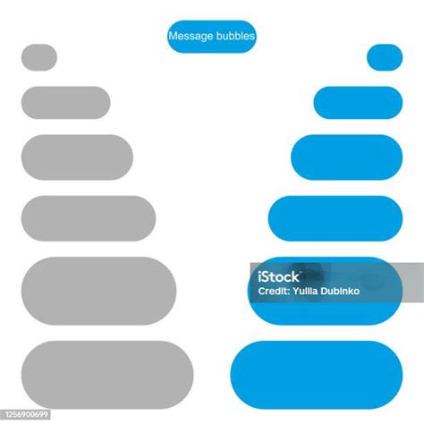 채팅 또는 웹 사이트를 위한 버블 메시지 디자인 템플릿입니다 채팅 인터페이스 텍스트가 있는 빈 채팅 거품입니다 격리 플랫 스타일 현대적인 디자인 벡터 Brand Name