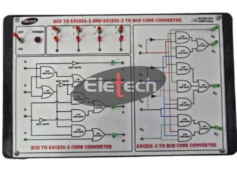 Fiber Digital Bcd To Excess 3 And Excess 3 To Bcd Code Converter For