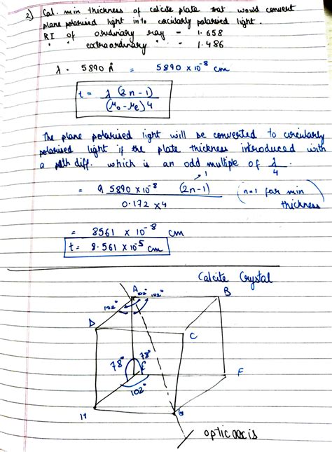 Solution Practice Questions On Interference Diffraction And