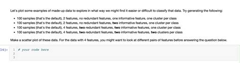 Solved Import Matplotlib Pyplot As Plt From Sklearn Datasets Chegg
