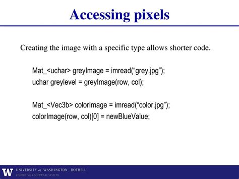 Ppt Lecture 3 More Programming In Opencv Powerpoint Presentation Free Download Id2572973