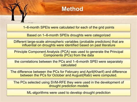 prediction droughts using machine learning algorithm pptx