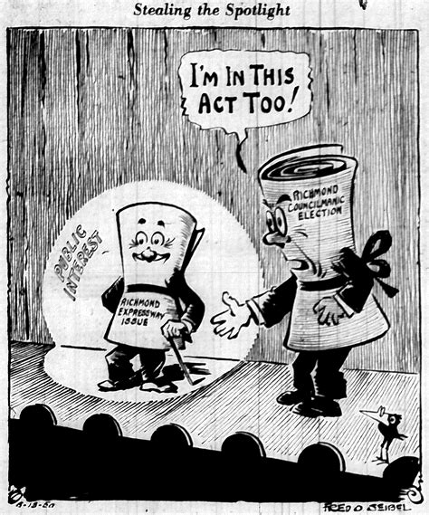 1950s Television Political Cartoons