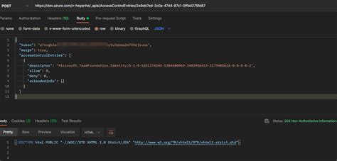 Azure Devops Rest Api Access Control Entries Where Can I Get Token Stack Overflow