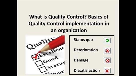 What Is Quality Control Basics Of Quality Control Implementation In An