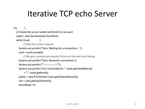 Ppt Client Server Programming In Java Powerpoint Presentation Free
