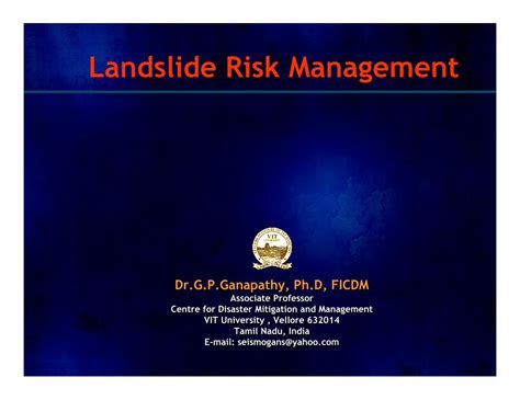 PDF Landslide Risk Management Landslide Prone Areas Limit Existing Use Rights To Rebuild