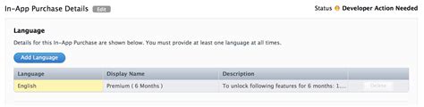 Objective C Itunes Connect Error An In App Purchase Has Been Returned Stack Overflow