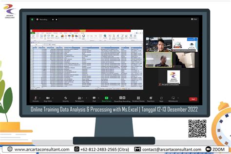 Training Data Analysis And Processing With Microsoft Excel Advanced Informasi Training