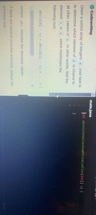 solved codewriting main java fint