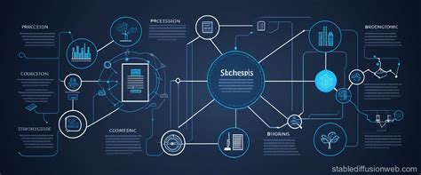 Omics Data Bioinformatics Workflow Schematic Stable Diffusion Online