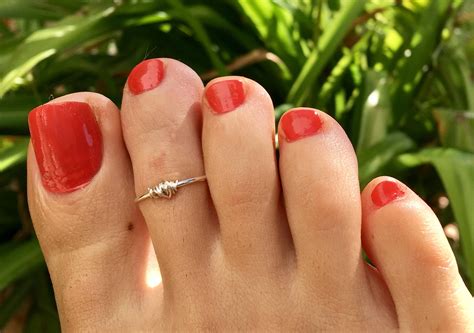 Silver Plated Toe Ring Toe Ringfoot Jewelrytoe Ringsgold Etsy