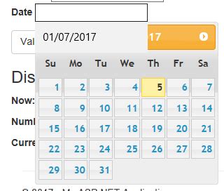 Html JQuery Datepicker Overlaps With Previously Submitted Input Field