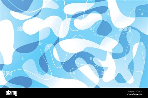 Abstract Blue Background Freeform Shape Vector Design Stock Vector Image And Art Alamy