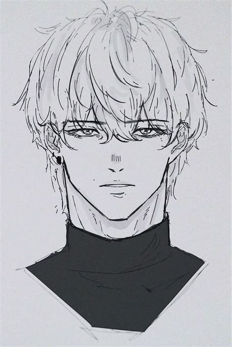 Man With Glasses Art Sketch