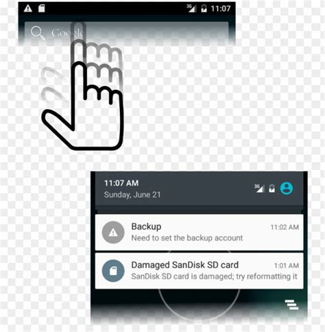 Android Notification Bar Png Library Android PNG Transparent With