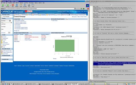 EValid Oracle CRM On Demand Example