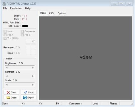 Hackbard Ascii Html Creator