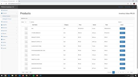 Sales And Inventory Management System By Alger Codester