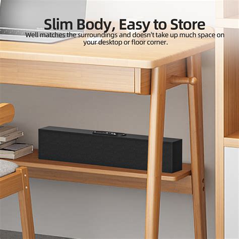 GOOJODOQ Bluetooth Speaker Big Size Wireless PC Computer For Laptop USB