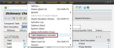 Abap Maintenance Generator