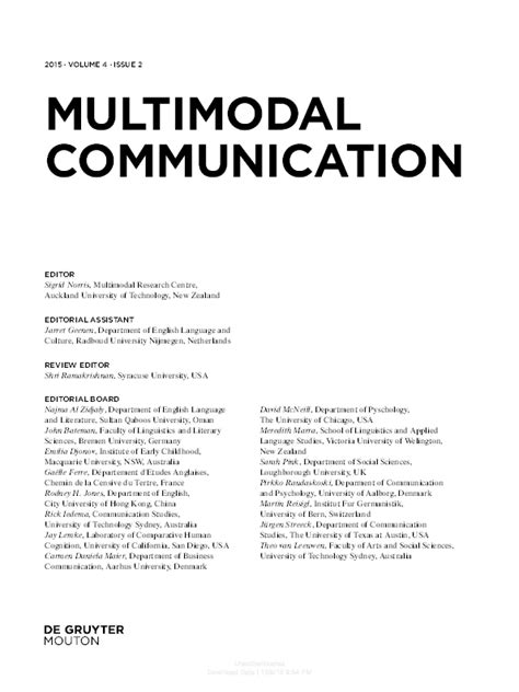 Pdf Multimodal Communication 4 2
