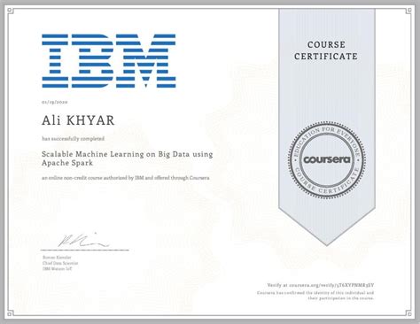 I Finally Finished This Course Of Scalable Machine Learning Using