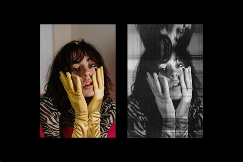 Distorted Printer Poster Effect