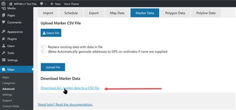 Exporting And Importing Data Legacy Wp Go Maps