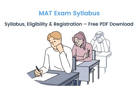 mat exam syllabus syllabus eligibility and registration free pdf download