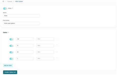 How To Create Options Roastertools