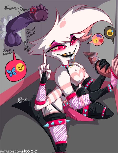 Rule 34 3boys Angel Dust Hazbin Hotel Arachnid Balls Big Penis