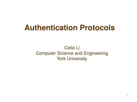 Ppt Authentication Protocols Powerpoint Presentation Free Download