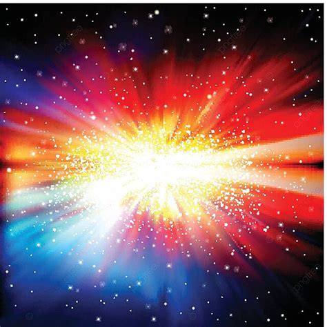 Abstract Background With Stars And Supernova Fire Exploding Abstract