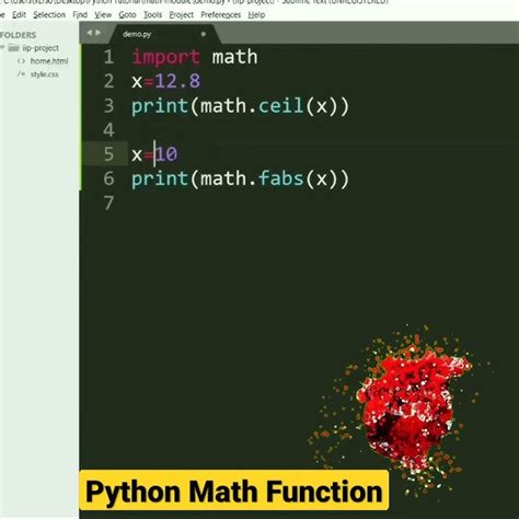 Python Math Function Python Tutorial Shorts Pythontutorial Python Youtube