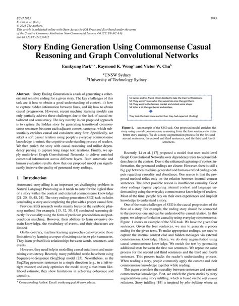 Pdf Story Ending Generation Using Commonsense Casual Reasoning And