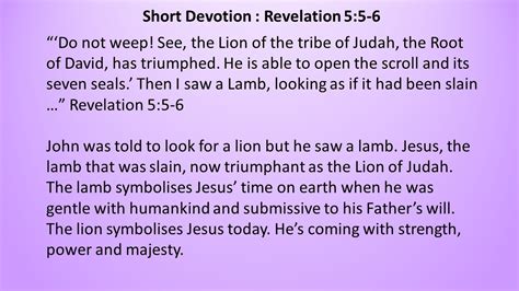 Short Devotion Revelation 55 6 Susan Barnes