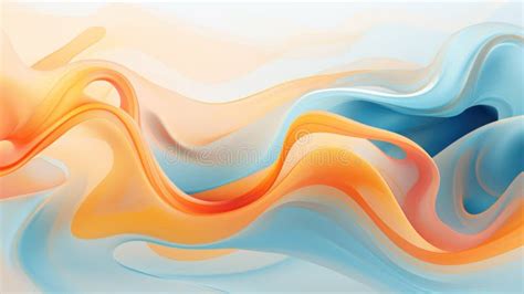 Abstract Colorful Wavy Lines Background Digital Abstract Background With A Fluid Design Of