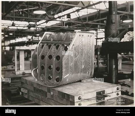Construction Model For Main Tank Of Boeing Model F4 B 1 Airplane At Boeing Plant Seattle