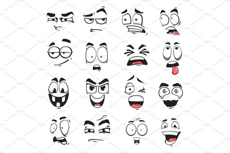 Face Expression Vector Icons Illustrations ~ Creative Market Face Expression Vector Icons Illustrations ~ Creative Market