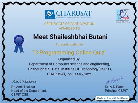 Meet Butani On Linkedin Quiz Cprogramminglanguage