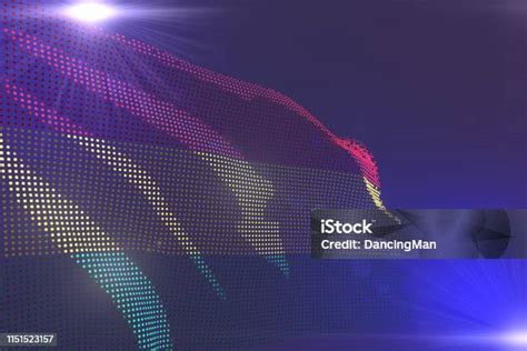 텍스트에 대 한 장소와 보라색에 흔들며 점으로 만든 볼리비아 국기의 멋진 현대 밝은 그림어떤 축 하 깃발 3d 그림 0명에 대한 스톡 사진 및 기타 이미지 Istock