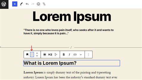 How To Move Blocks In WordPress Gutenberg Editor